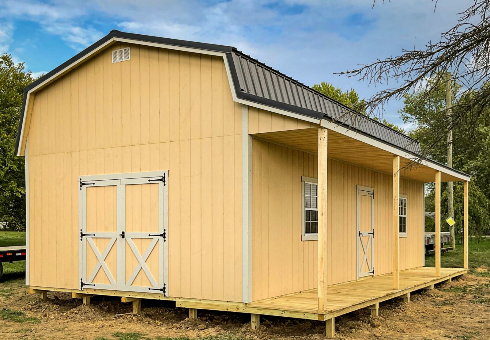 Sheds With Porches [2021 Models] | Beachy Barns